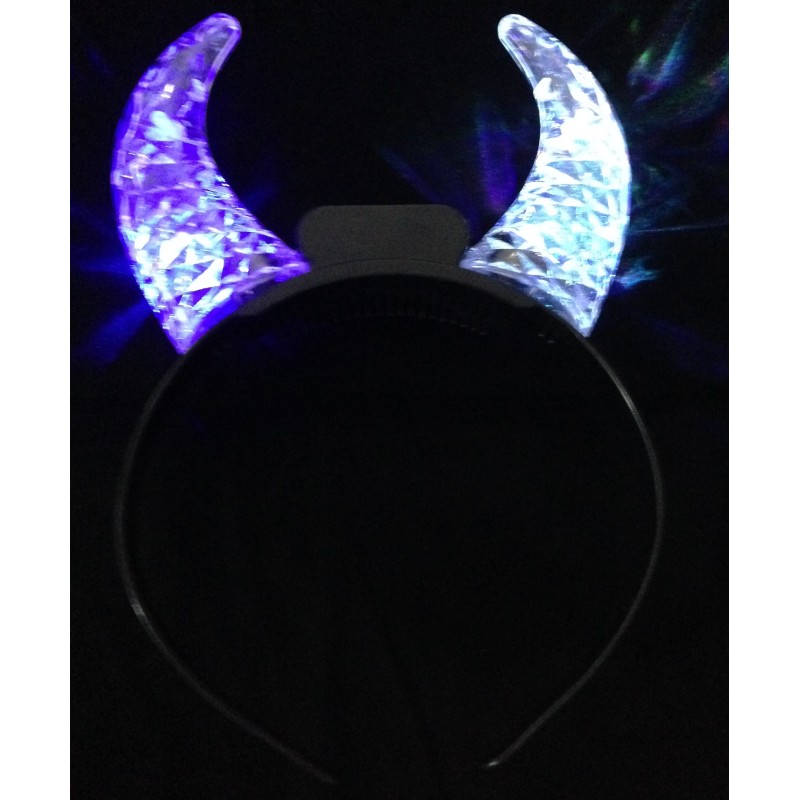 Corne lumineuse cristal multicolore